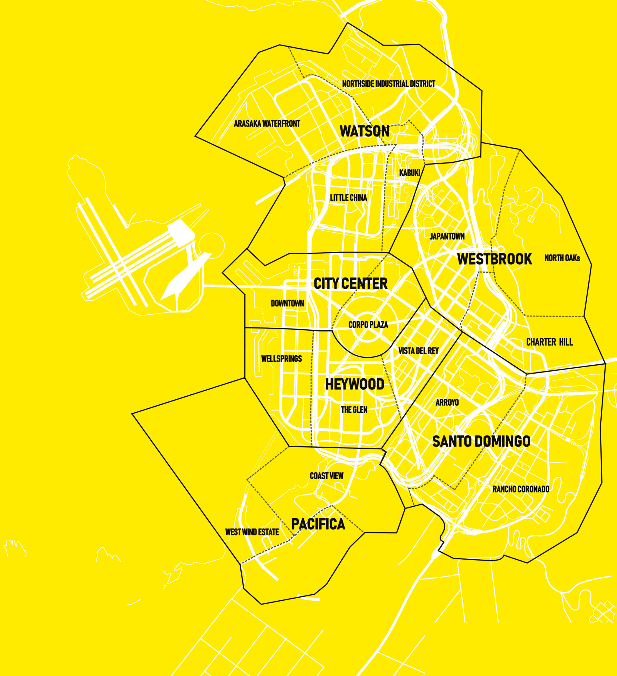 Cyberpunk 2077 Map - Night City Details - Pure Cyberpunk