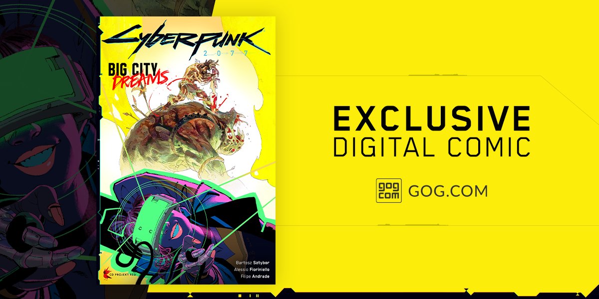 Cyberpunk 2077 digital comic if Pre-ordered on GOG - Pure Cyberpunk